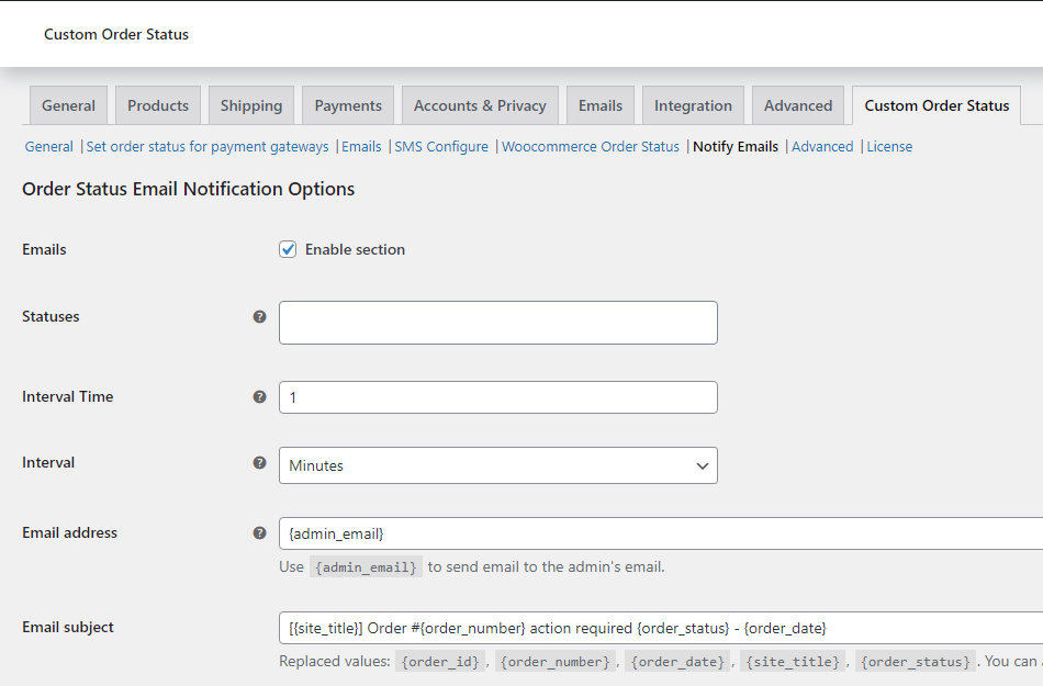Custom Order Status for WooCommerce - Tyche Softwares