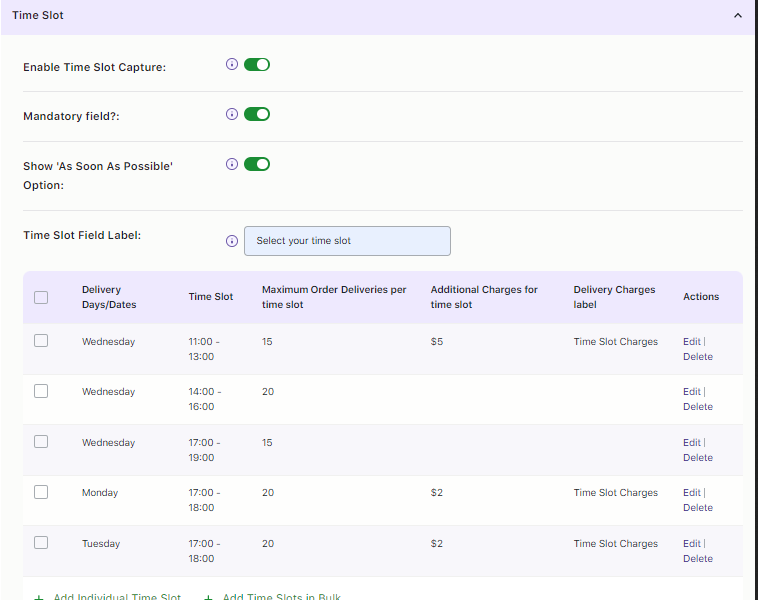 WooCommerce Order Delivery Date and Time Slot Selection Plugin