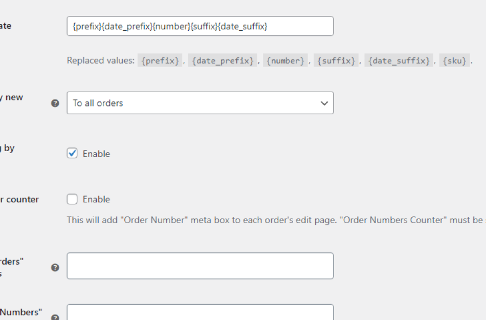 Custom Order Numbers For Woocommerce Tyche Softwares